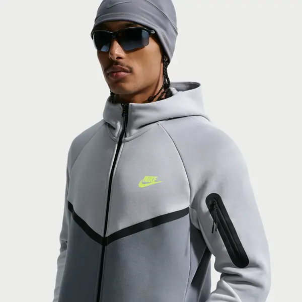 Nike Tech Fleece Windrunner Full-zip Jacket - Grey