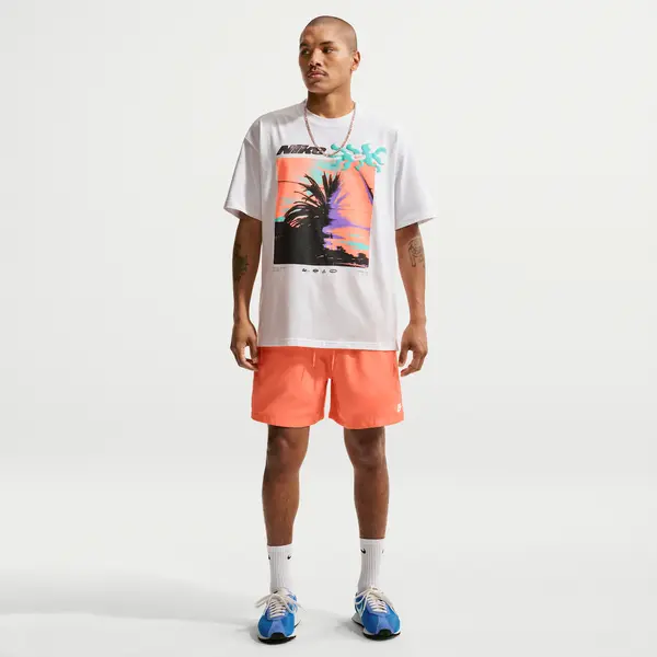 Nike Club Woven Flow Shorts - Orange