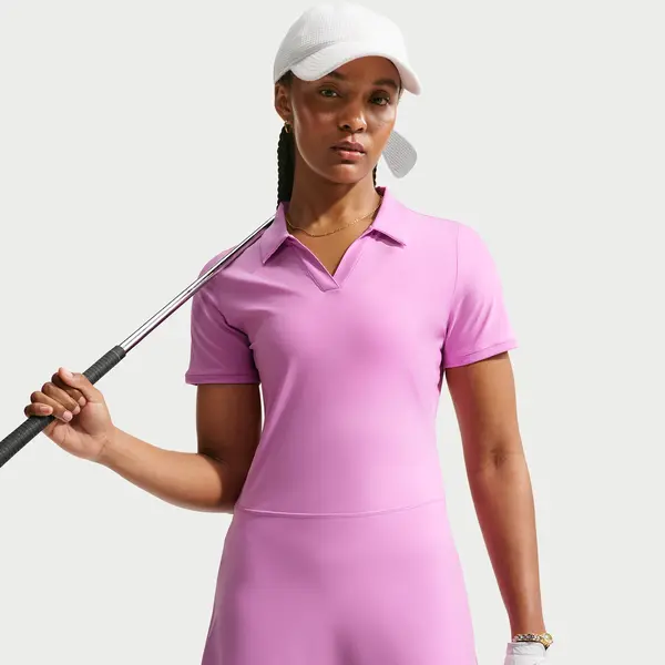 nike dri fit polo dress Nike Women's Dri-FIT Victory Polo Golf Dress Black L
