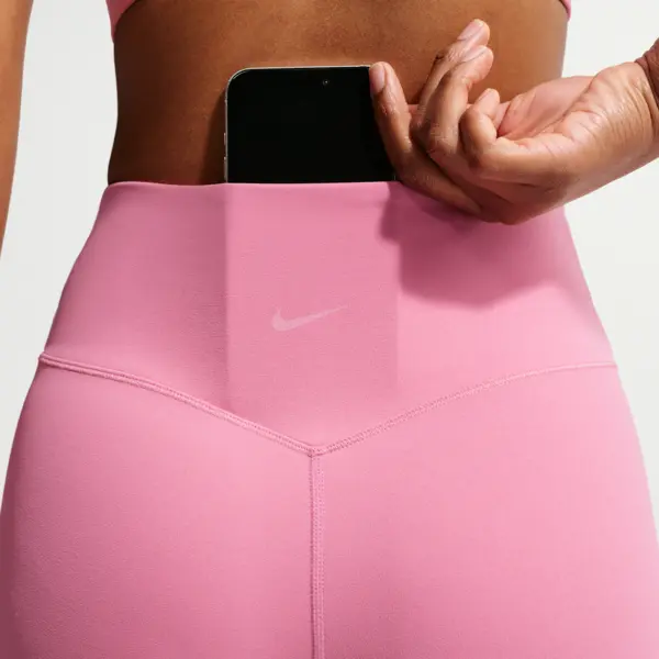 Nike Zenvy High-waisted 5" Biker Shorts - Pink