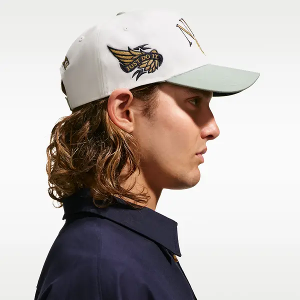 Nike Rise Structured A-frame Cap - White