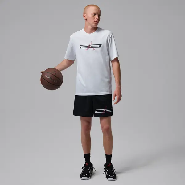 JORDAN Dri-fit Mesh Graphic Shorts