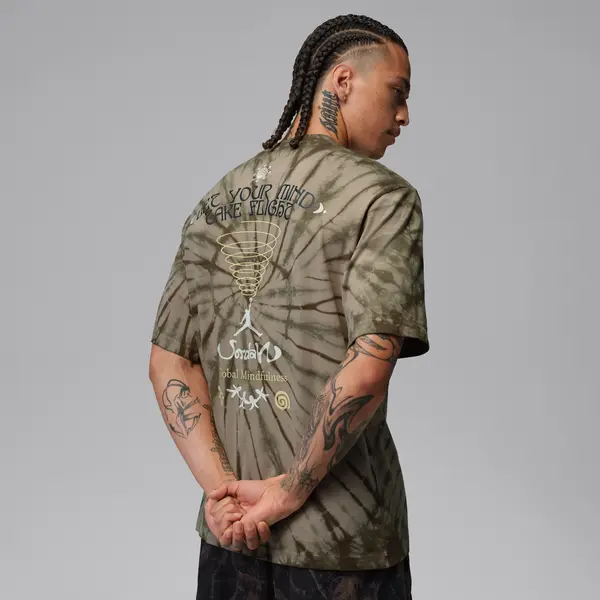 JORDAN Brooklyn Tie-dye Festival T-shirt - Brown