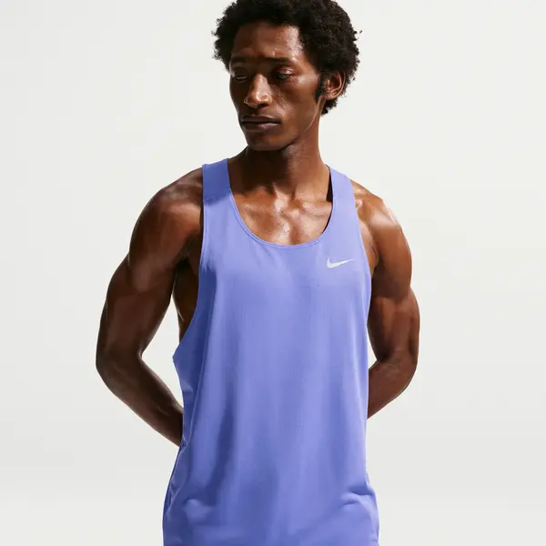 Nike Fast Dri-fit Running Singlet - Blue