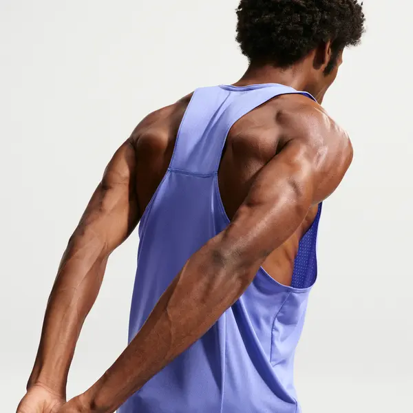 Nike Fast Dri-fit Running Singlet - Blue
