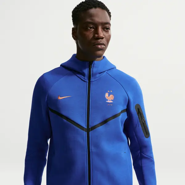 Nike Fff Tech Fleece Windrunner Full-zip Hoodie - Blue