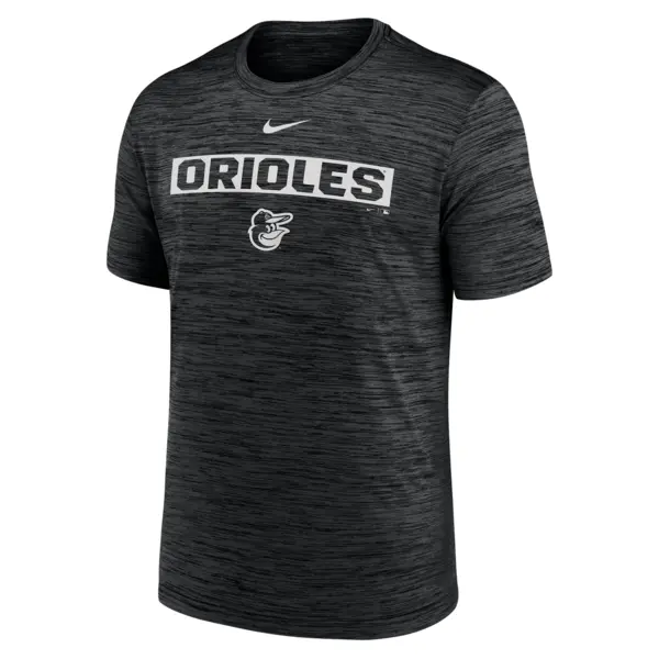Nike Baltimore Orioles Velocity Dri-fit Mlb T-shirt - Black