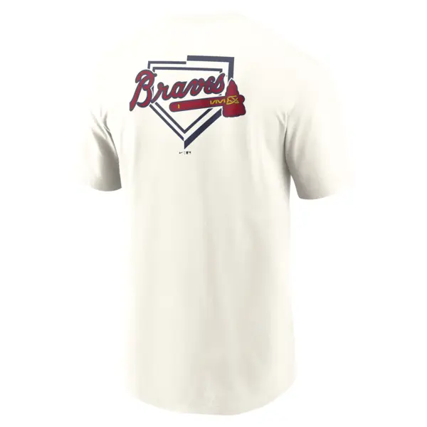 Nike Atlanta Braves 2-hit Mlb T-shirt - Brown