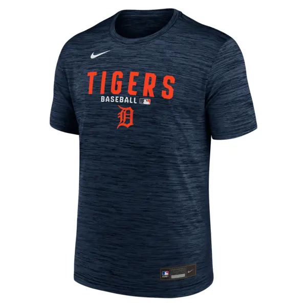 Nike Detroit Tigers Authentic Collection Dri-fit Mlb T-shirt - Blue