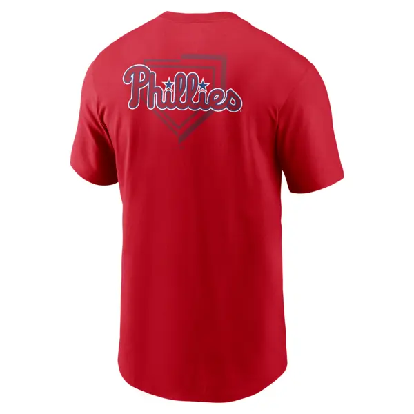 Nike Philadelphia Phillies 2-hit Mlb T-shirt - Red