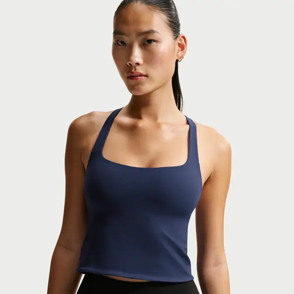 Nike Zenvy Light-support Sports Bra Tank Top - Blue
