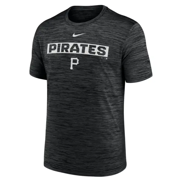 Nike Pittsburgh Pirates Velocity Dri-fit Mlb T-shirt - Black