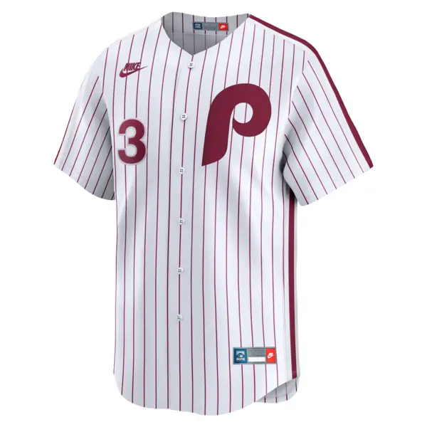 Nike Bryce Harper Philadelphia Phillies Cooperstown Mlb Limited Jersey - White