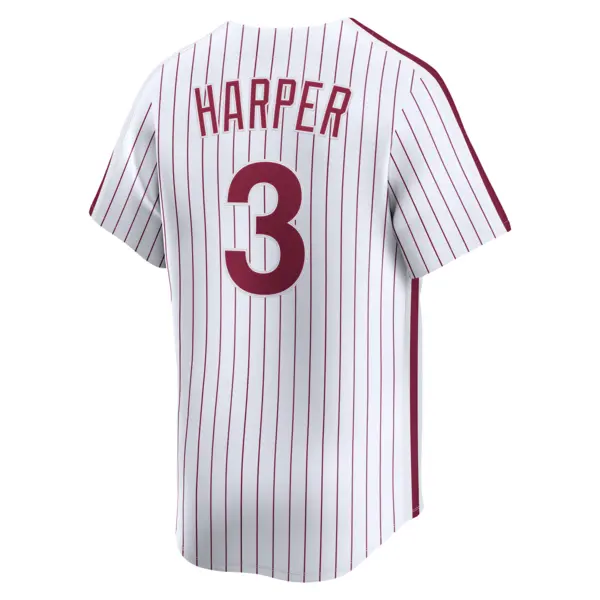 Nike Bryce Harper Philadelphia Phillies Cooperstown Jersey - White