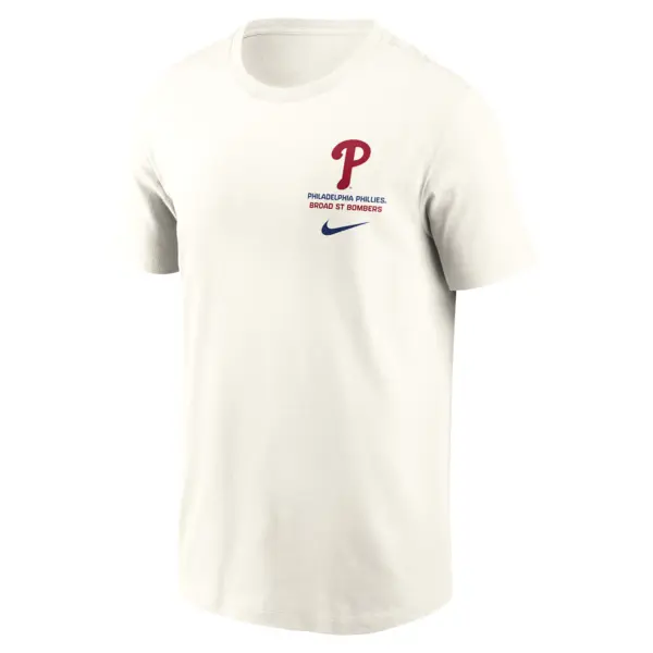 Nike Philadelphia Phillies 2-hit Mlb T-shirt - Brown