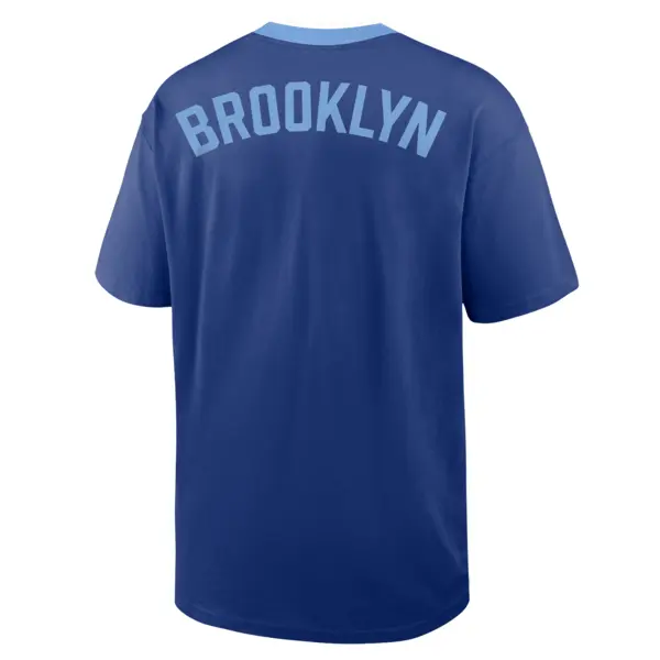 Nike Brooklyn Dodgers Cooperstown Ringer Mlb T-shirt - Blue