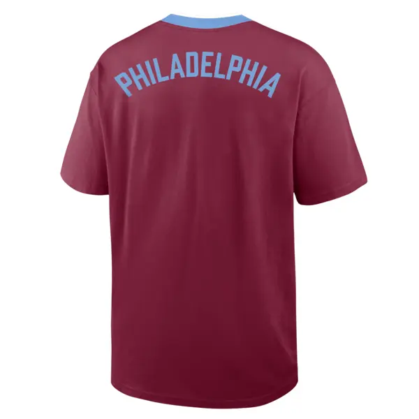 Nike Philadelphia Phillies Cooperstown Ringer Mlb T-shirt - Red