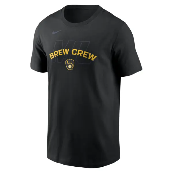 Nike Milwaukee Brewers Fashion Mlb T-shirt - Black