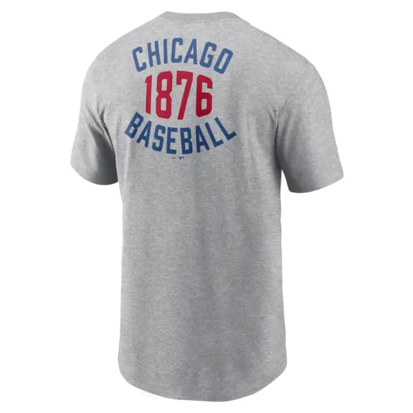 Nike Chicago Cubs Cooperstown 2-hit Large Logo Mlb T-shirt