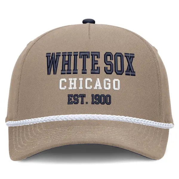 Nike Chicago White Sox Rise Mlb Adjustable Cap - Brown