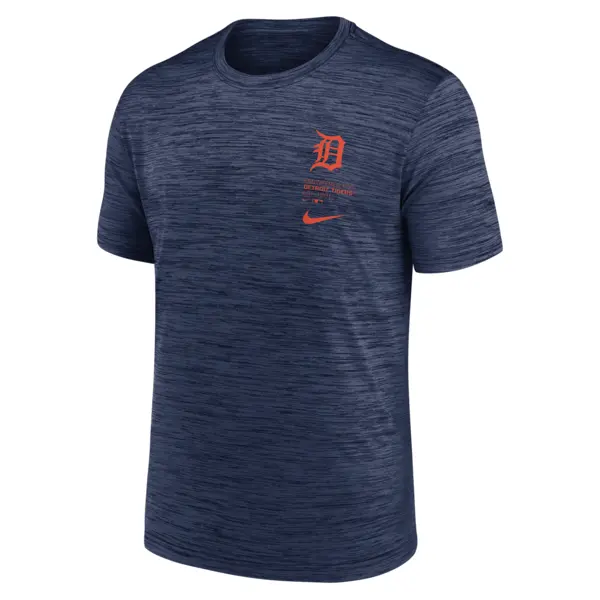 Nike Detroit Tigers Velocity Dri-fit Mlb T-shirt - Blue