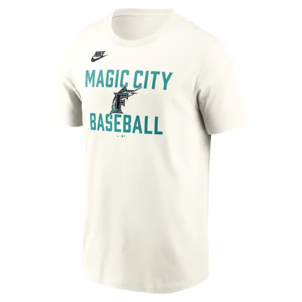 Nike Florida Marlins Cooperstown '70s Inspired Mlb T-shirt - Brown