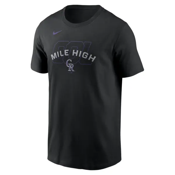 Nike Colorado Rockies Fashion Mlb T-shirt - Black