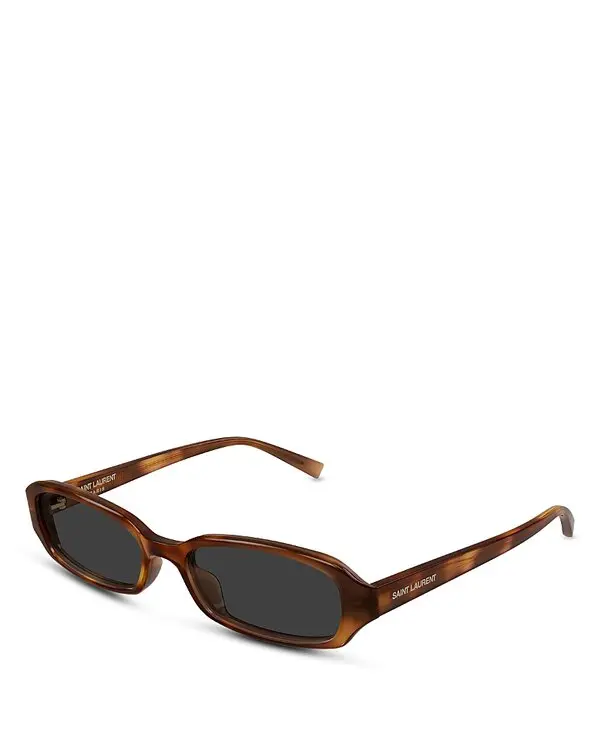 Saint Laurent Round Frame Sunglasses, 52mm - Havana