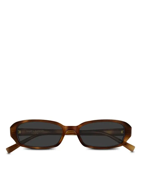 Saint Laurent Round Frame Sunglasses, 52mm - Havana