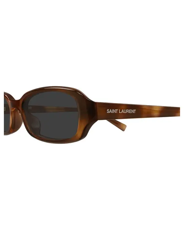 Saint Laurent Round Frame Sunglasses, 52mm - Havana