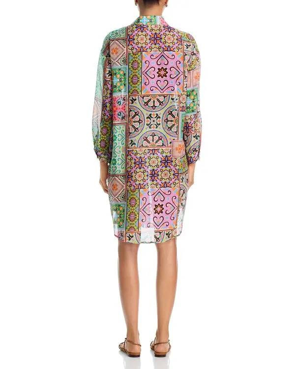 Johnny Was Long Shirt Dress Cover Up