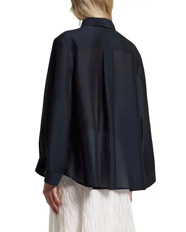 Peserico Leaf Collar Shirt