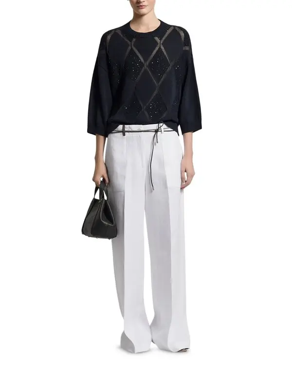 Peserico Cotton Paillette Sweater
