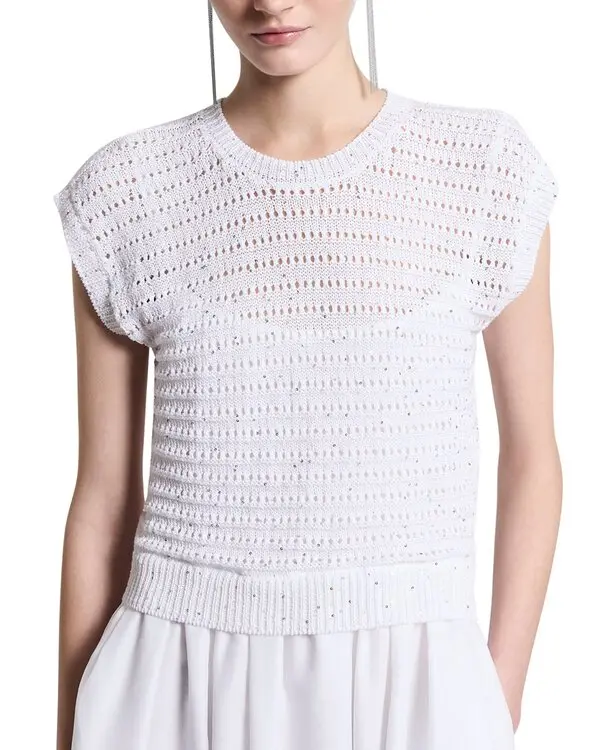 Peserico Bi-material Cotton Blend Dress