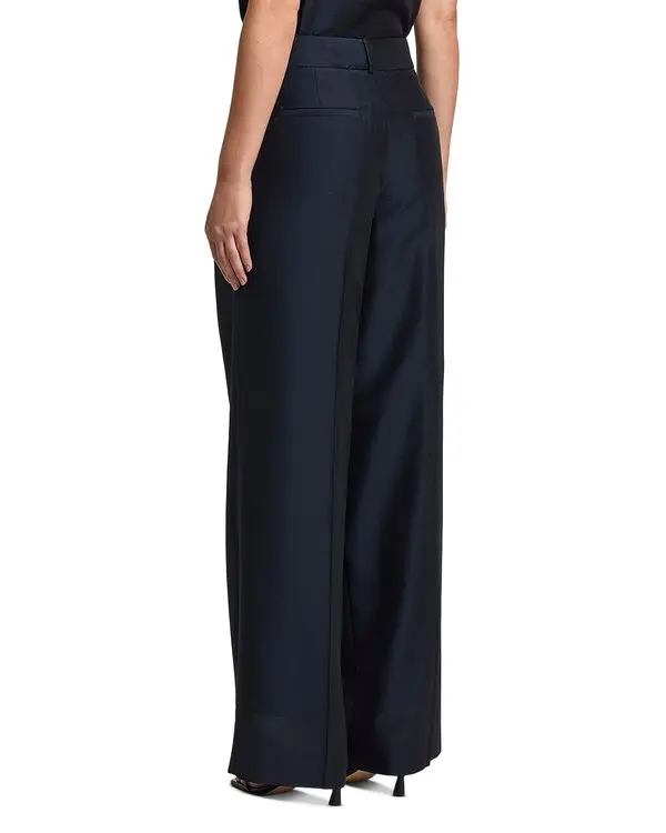 Peserico Double Dart Palazzo Trousers - Ink