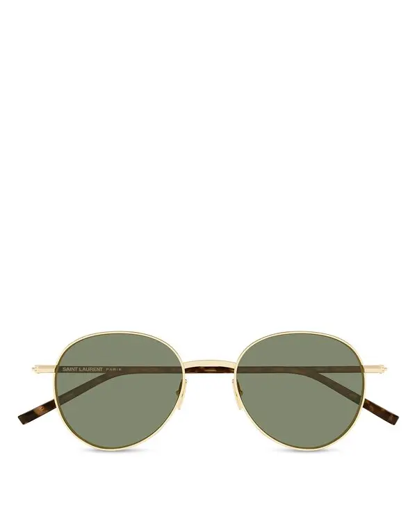 Saint Laurent Round Sunglasses, 50mm