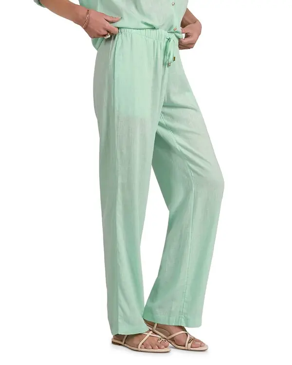Elan Drawstring Swim Cover-up Pants - Mint