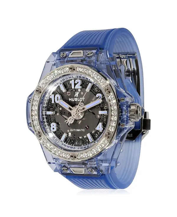 HUBLOT Pre-owned Chopard Stainless Steel Happy Sport Fish Watch 28/8897 43.40mm - Black