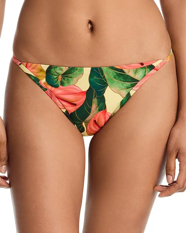 Farm Rio Anturium Basic Bikini Bottom - Anturium Golden