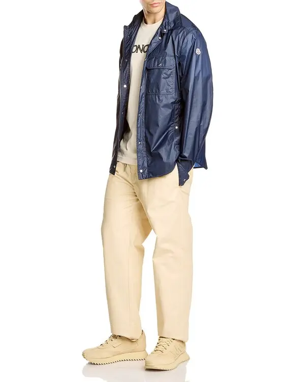 Moncler Transparent Nylon Pocket Shirt Jacket - Navy