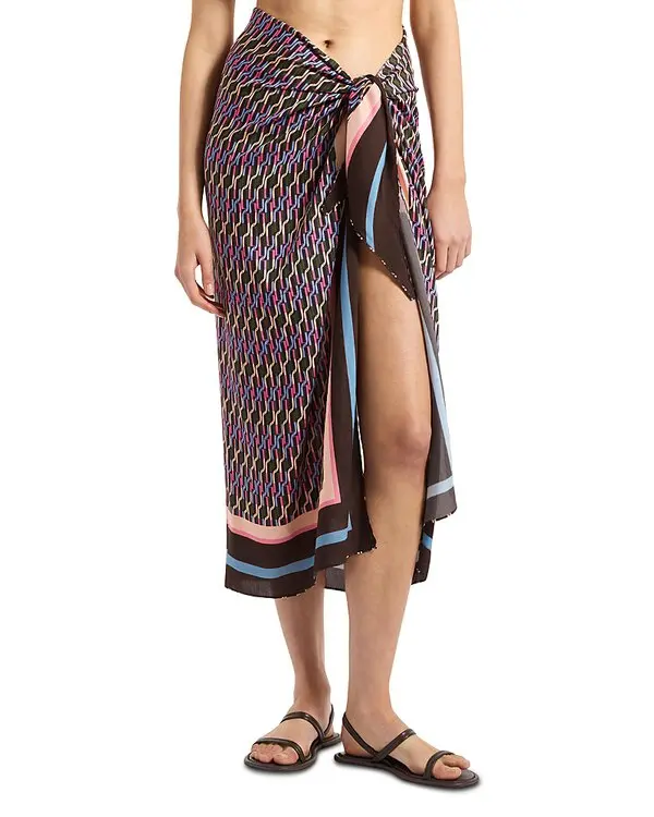 JETS Sarong Cover Up Skirt - Peach