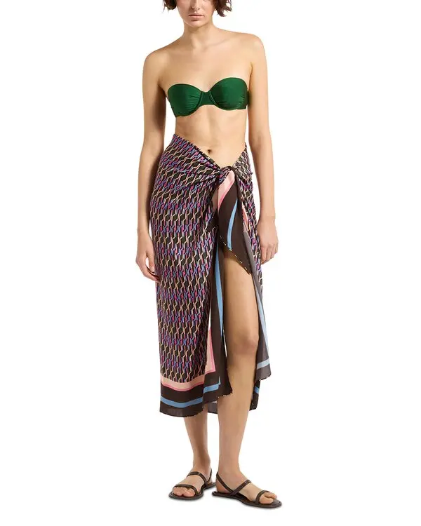 JETS Sarong Cover Up Skirt