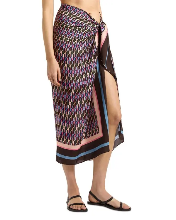 JETS Sarong Cover Up Skirt