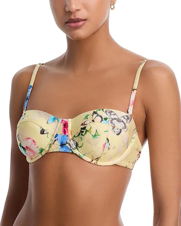 L'Agence Alexandra Structured Bra Bikini Top - Multi