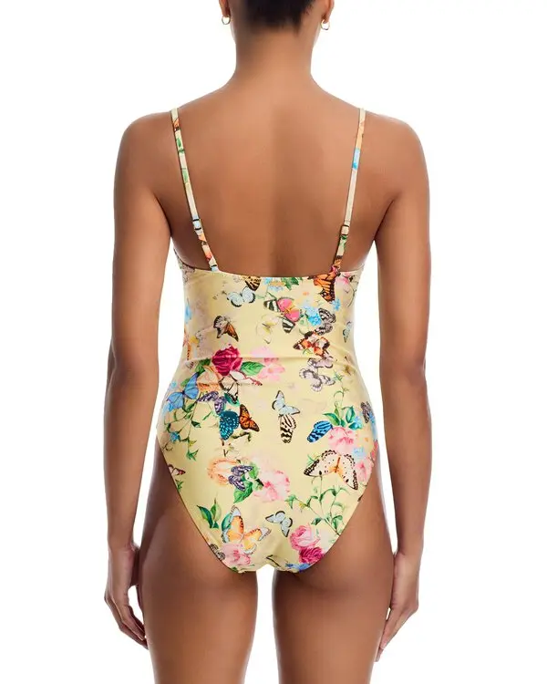 L'Agence Remi Butterflies One Piece Swimsuit - Multi