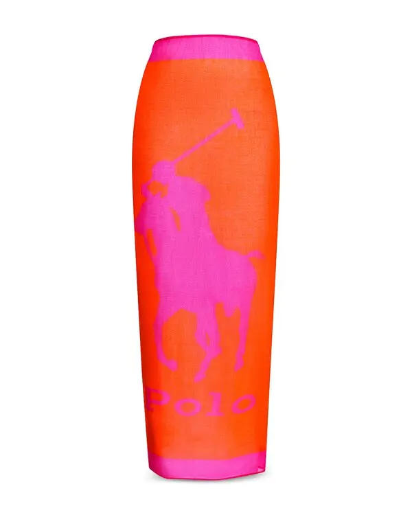 Polo Ralph Lauren Pareo Swim Cover-up - Sailing Orange