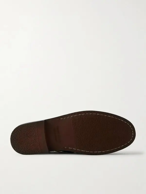 Officine Creative Balfron Leather Boat Shoes - Black