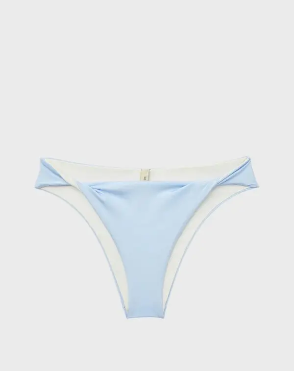 SEAQUELLE Twisted Bikini Bottom - Light Blue