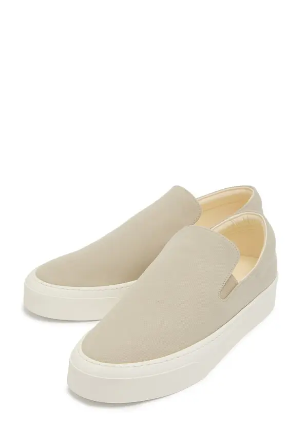 THE ROW Mh Canvas Sneakers - Cream