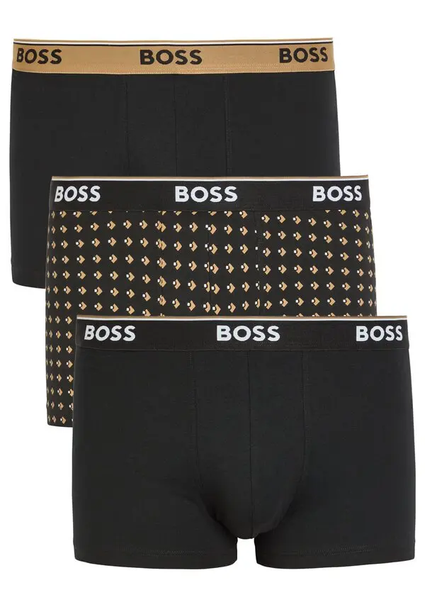 BOSS Stretch-cotton Boxer Briefs - Beige